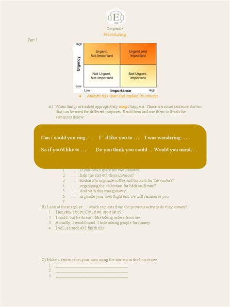 template prioritizing pdf
