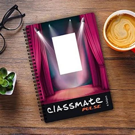 Hand Cover Laminated Paper Cover Classmate Pulse 6 Subject Notebook Sheet Size 17inch Ruled