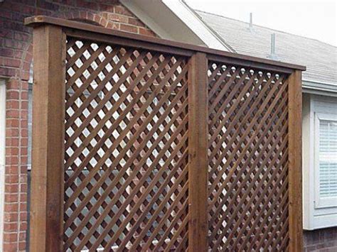 How To Install A Lattice Privacy Screen Method Using Stops Lattice Privacy Screen Privacy