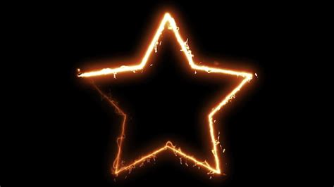 Premium Photo Star Fire Shape
