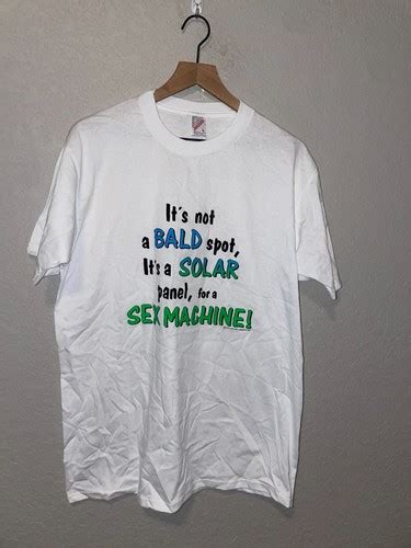 Vintage Bald Spot Solar Panel Sex Machine Humor Gem