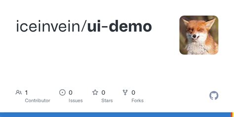 Github Iceinveinui Demo