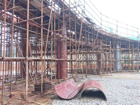 圆柱子模板直供 圆柱子模板直径600 圆柱定型木模板 圆柱定型木模板加固 哔哩哔哩
