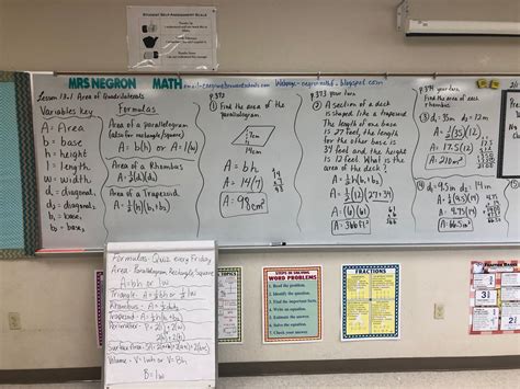 Mrs Negron 6th Grade Math Class