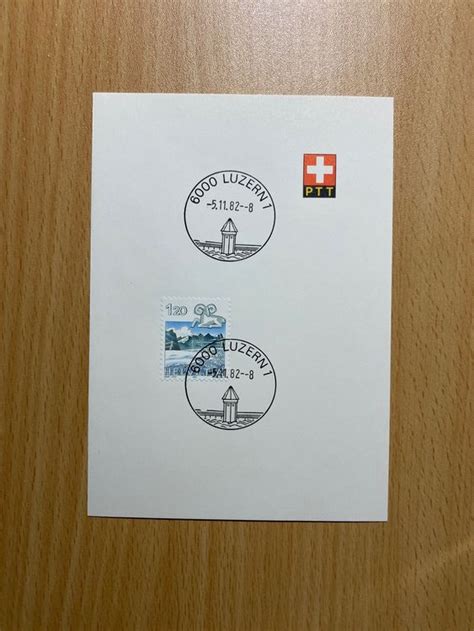 Luzern K Stempel auf PTT Bögli Kaufen auf Ricardo