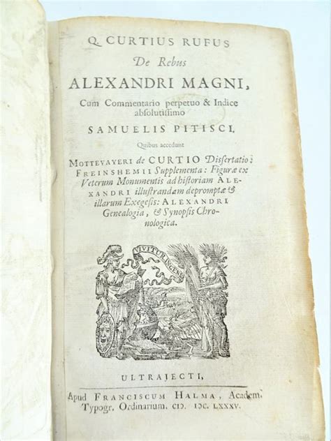 Rufus Quintus Curtius De Rebus Alexandri Magni Cum Catawiki