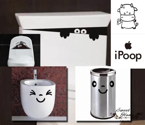 FUNNY TOILET SIGN Sticker Bathroom Restroom WC Door Vinyl Decal