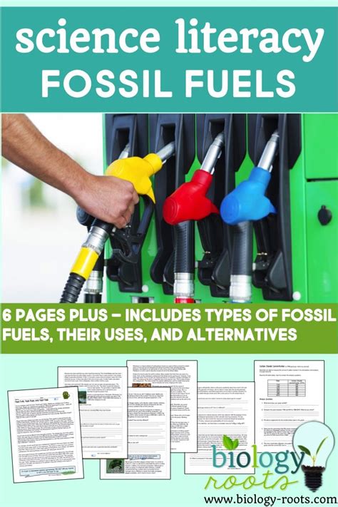 Science Sub Plan Fossil Fuels Secondary Science Science Life Science Lessons