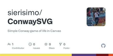 GitHub Sierisimo ConwaySVG Simple Conway Game Of Life In Canvas