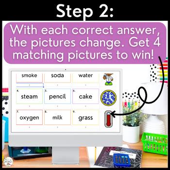 Solid Liquid Gas Sort Activity States Of Matter Science Game And Worksheet