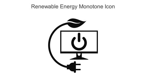 Renewable Energy Monotone Icon In Powerpoint Pptx Png And Editable Eps Format Ppt Slide