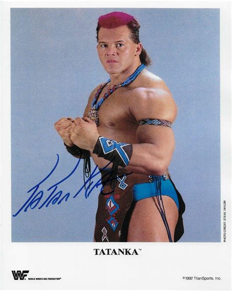 Tatanka Wwe Wwf Signed Autograph 8x10 Photo 3 W Coa 3845862850