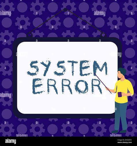 conceptual caption system error business showcase technological