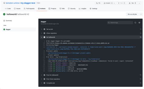Cicdツール「dagger」のお試し Docker Qiita