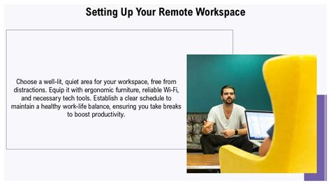 setting up your remote workspace ppt example st ai ss ppt example