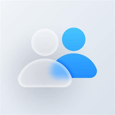 Premium Vector User Gradient Blur Button With Glassmorphism D
