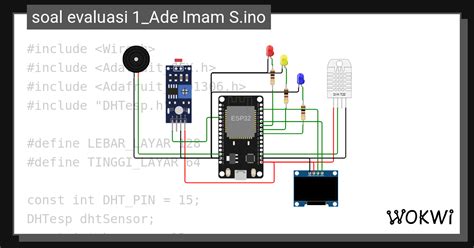 Soal Evaluasi Ade Imam S Ino Wokwi ESP STM Arduino Simulator
