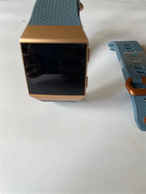 Original Fitbit Ionic Blue Gray With Brand New Strap On Carousell