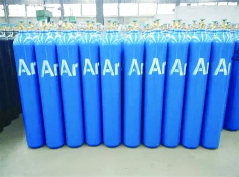 50l 200bar Industrial Argon High Pressure Vessel Seamless Steel Ar Gas