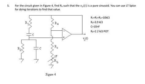 Solved For The Circuit Given In Figure Find Rb Such Chegg