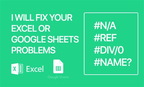 Solve Your Excel Or Google Sheets Problem By Davecachero Fiverr