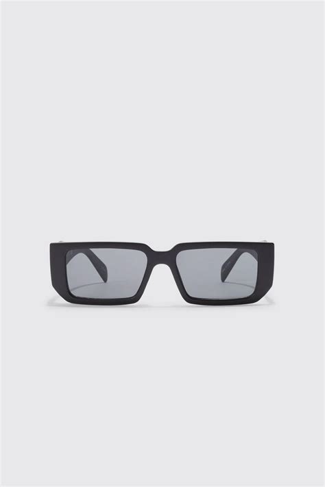 Rectangle Sunglasses Boohoo Uk