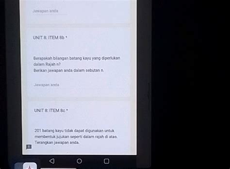 Jawapan Anda UNIT 8 ITEM 8b Berapakah StudyX