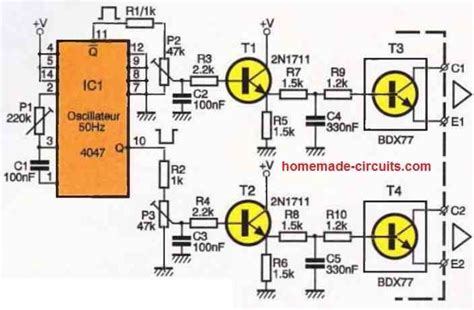 How To Build A Simple Ic 4047 Inverter Circuit