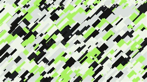 Abstract Moving Geometric Shapes Animation Multicolored Abstract Background With Flickering