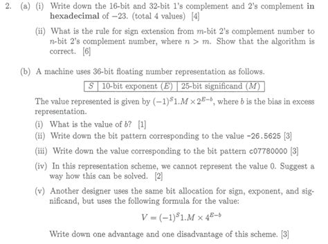Solved 2 A I Write Down The 16 Bit And 32 Bit Ls Chegg Com