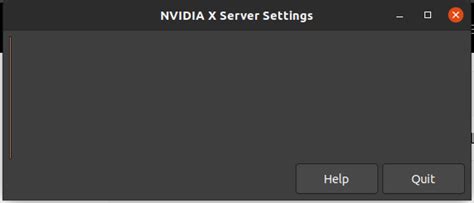 hello nvidia settings yields this critical error message linux nvidia developer forums