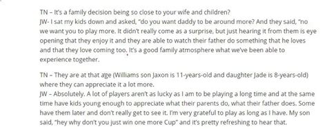 Excerpt From An Interview With Williams Rcanes