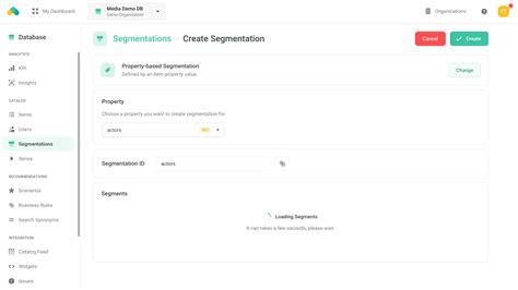 actors for you video personalization recipes recombee docs