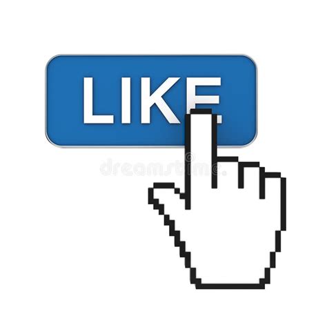 Hand Cursor Pointer Stock Illustration Illustration Of Button 78915988