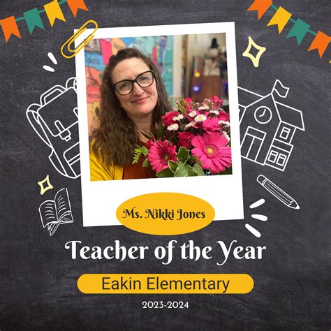 Congratulations To Ms Nikki Deery Eakin Elementary