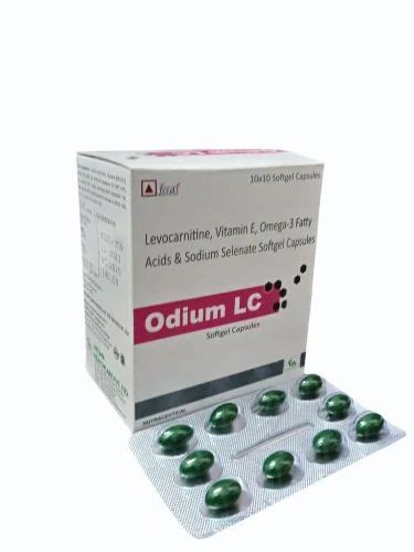 Levocarnitine With Vitamin E Softgel Capsule 250 Mg At Rs 327box In