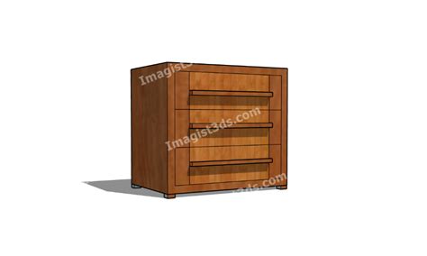 3d Bedside Table Collection Imagist3ds 3d Model Library