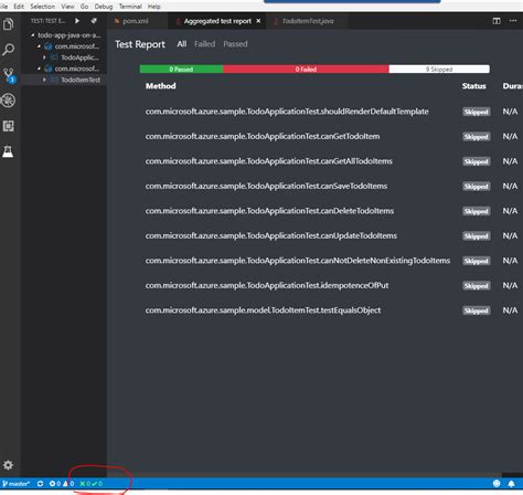 The Status Bar Displays Wrong Status When Running Test Fails Issue Microsoft Vscode