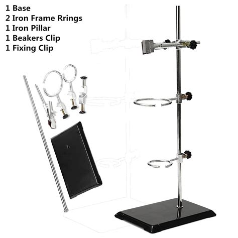19 7 Chemistry Laboratory Retort Stand Support Base Lab Flask Clamp