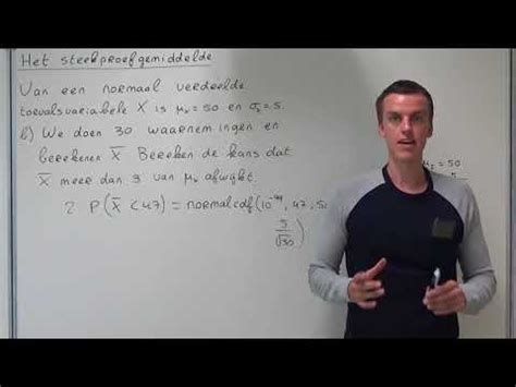 Het Toetsen Van Hypothesen Wiskunde A Kansrekenen Het