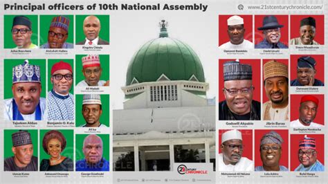 Photos Principal Officers Of 10th National Assembly 21st Century