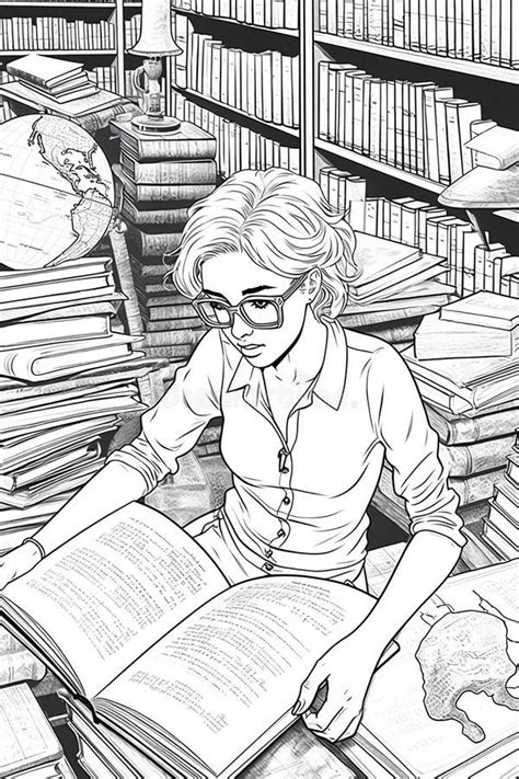 Generative Ai Pop Art Young Woman Stock Illustration Illustration Of Lifestyle Education