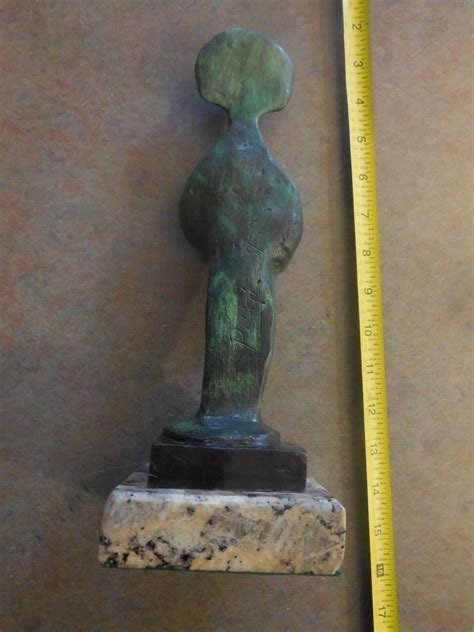 Picasso Bronze Sculpture 130 Or Done In 1930 On Marble Base 1929742354