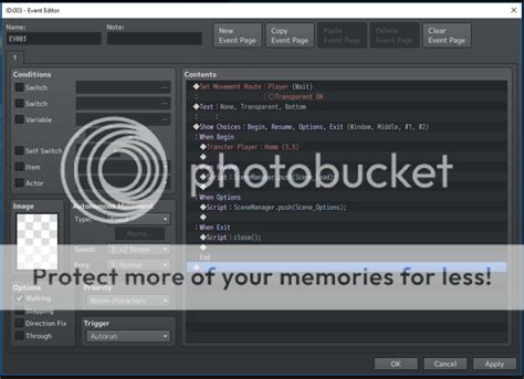 re positioning title screen commands rpg maker forums