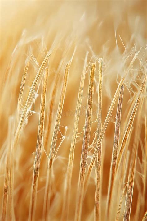 Detailed Hair Analysis Viewing Hair Strands Under A Microscope Unveiling The Intricate Hair