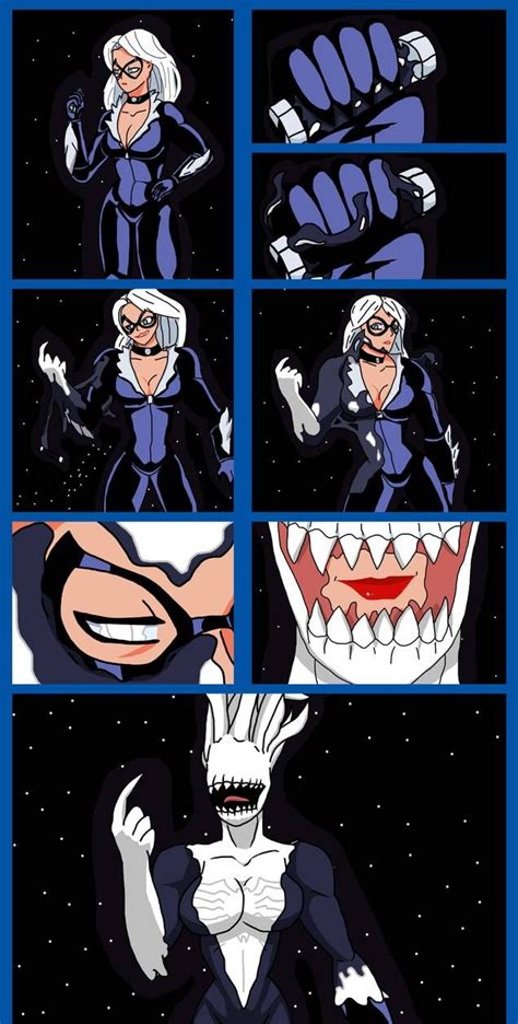 Black Cat Venom Transformation By Darkslagg2 On Deviantart Symbiote Black Cat Black Cat Cats