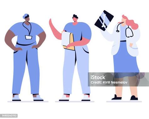 의료진 사람들 벡터 의사와 간호사 의사 엑스레이 간호사에 대한 스톡 벡터 아트 및 기타 이미지 간호사 개념 개념과 주제