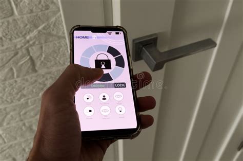 Smart Home Automation Control System Innovation Technology Internet Network Concept Stock