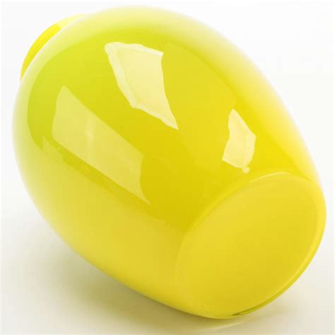 Carlo Moretti For Tiffany And Co Cased Glass Vases In Yellow And Violet
