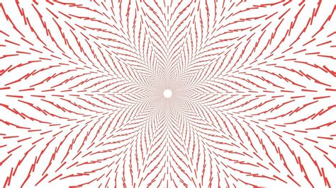 Abstract Spiral Dotted Spinning Red And White Vortex Style Flower Background 36515821 Vector